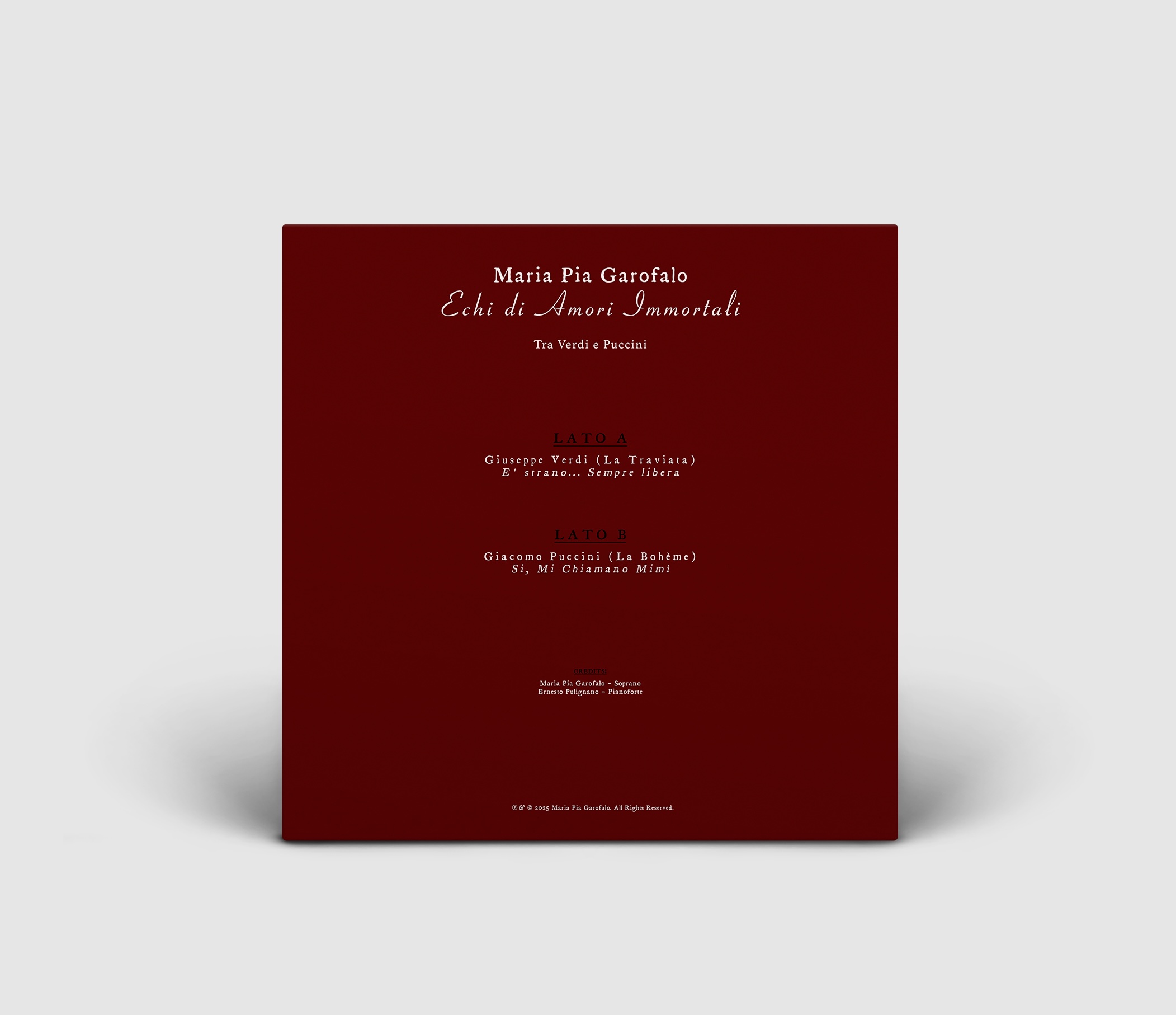 Maria Pia Garofalo: la magia dell’opera in vinile con Blue Spiral ...